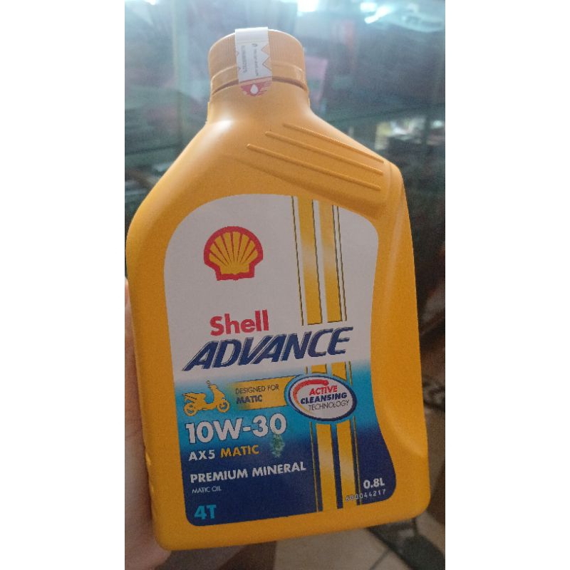 Jual Oli Shell Advance Helix Ax5 Matic 0,8L Oli Motor Matic | Shopee ...