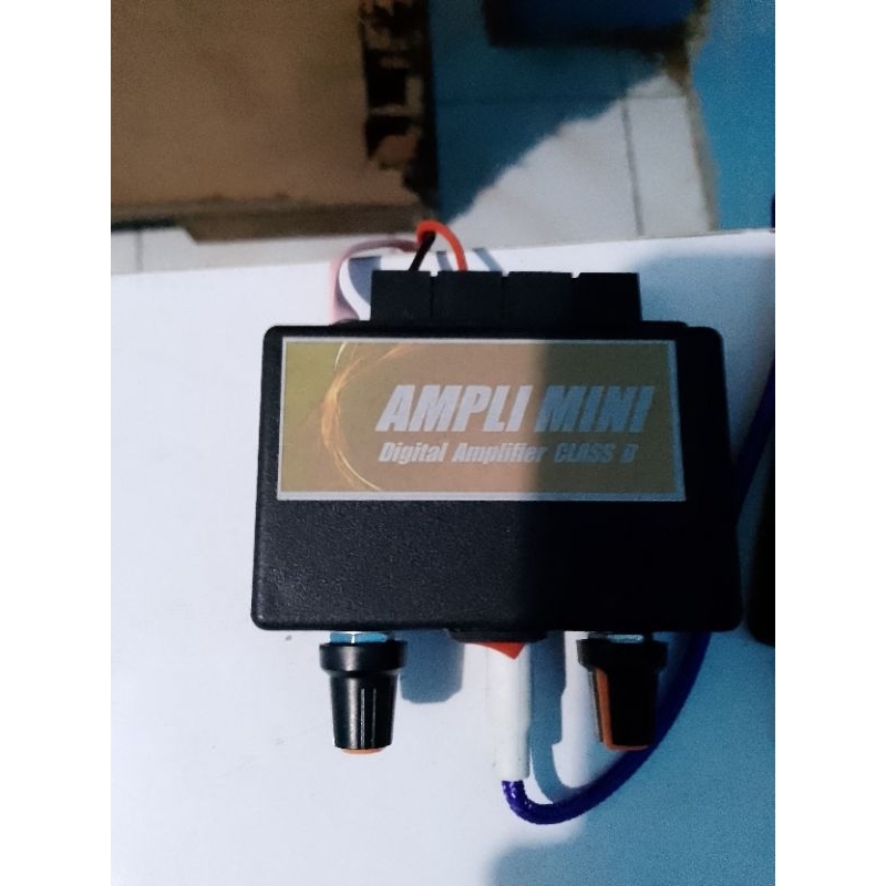 Jual AMPLI MINI POTENSIO VOLUME + BASS | Shopee Indonesia