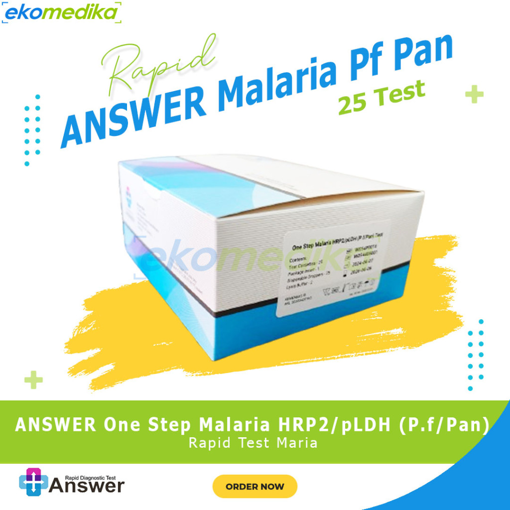 Jual INST ANSWER Malaria P.f/Pan Device 25 Test ED. 05/2027 | Shopee ...