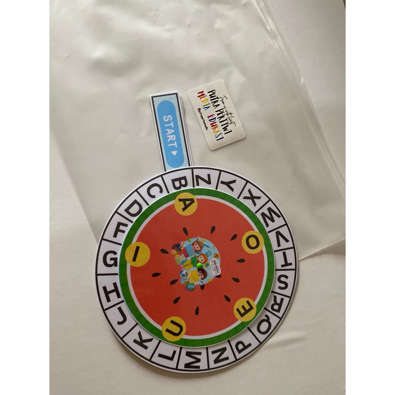 Jual Roda Huruf Belajar Huruf Alfabet | Shopee Indonesia