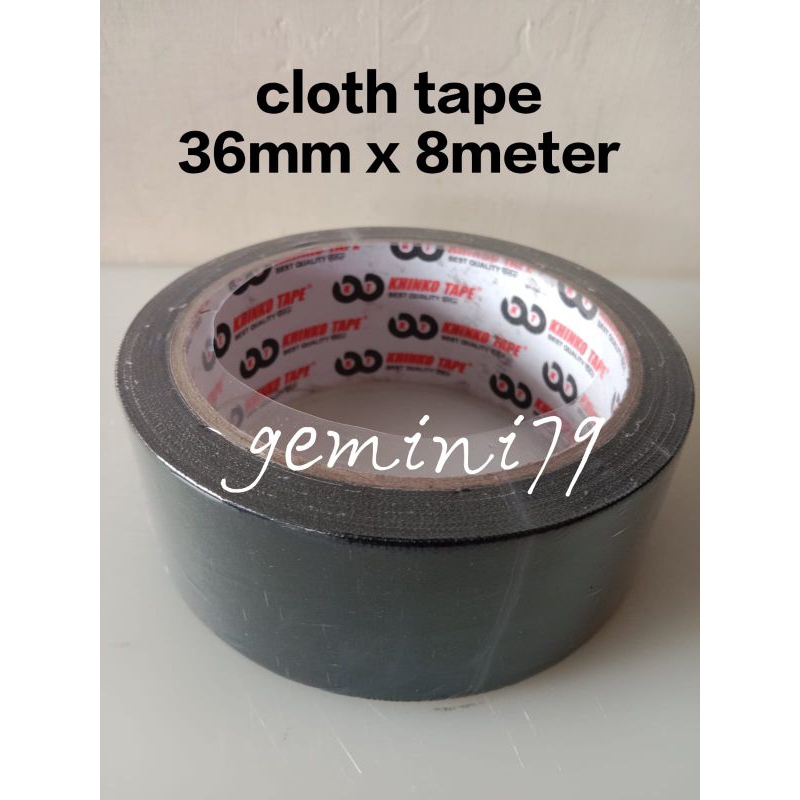 Jual Lakban kain hitam/cloth tape hitam 36mmx8meter | Shopee Indonesia