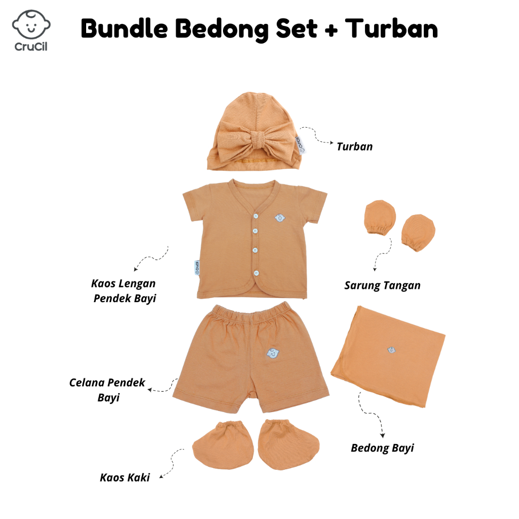 Jual CruCil Factory Bedong Bayi Set Bundle | Shopee Indonesia