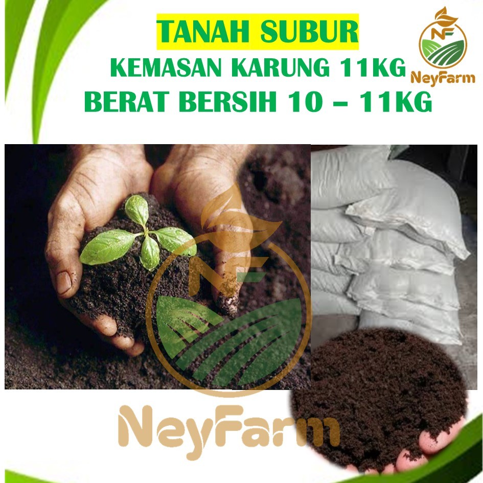 Jual Media Tanam Tanah Subur Kemasan Karung 11KG | Shopee Indonesia