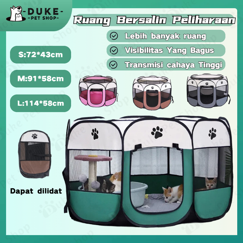 Jual Tenda Kucing Kandang Kucing Besar Lipat Portable Rumah Kucing ...