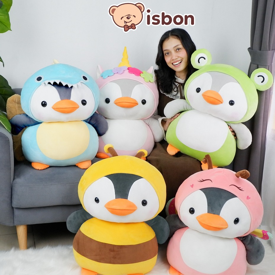 Jual ISTANA BONEKA Baby Pinguin With Hoodie Jumbo Karakter Lucu Mainan ...