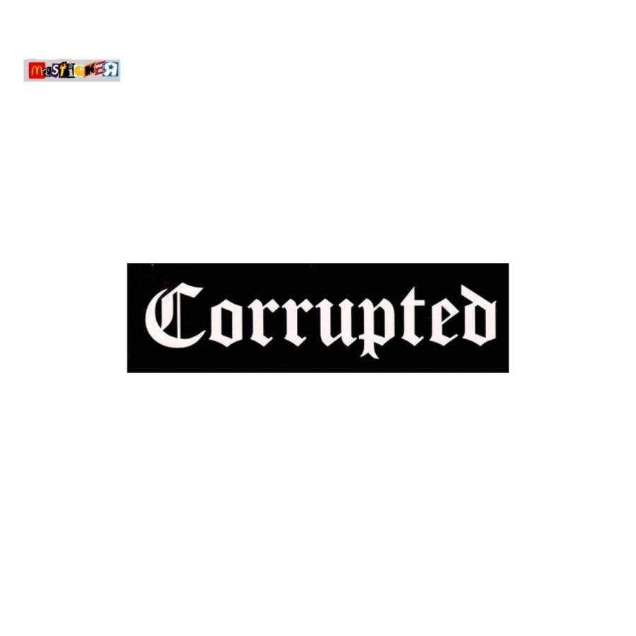 Jual sticker band Corrupted logo stiker sludge doom | Shopee Indonesia