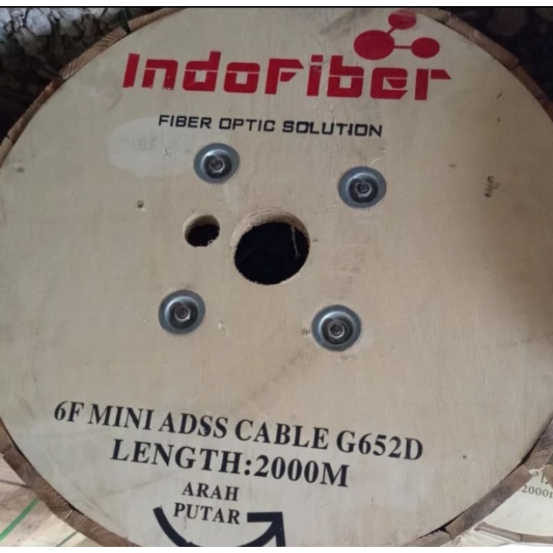Jual KABEL FO MINI ADSS 6 CORE 2 KM INDOFIBER | Shopee Indonesia