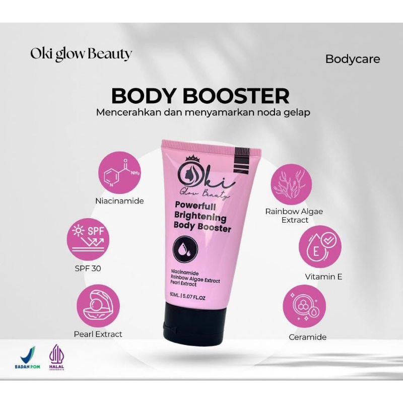 Jual Powerfull Brightening Body Booster 60 ml SPF 30 mengandung ...
