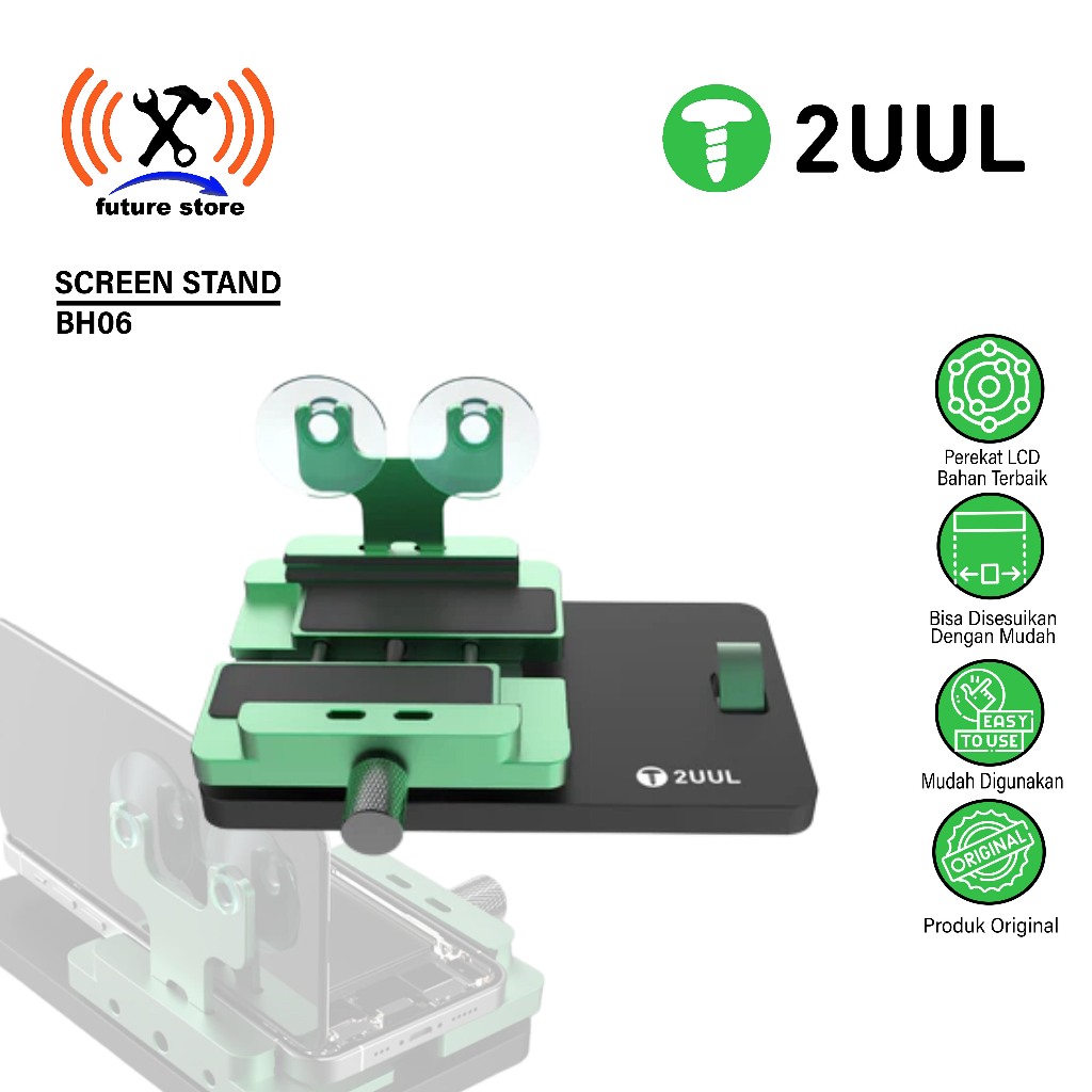 Jual 2UUL BH06 Rotatable Screen Stand Penjepit Ragum Original - Alat ...