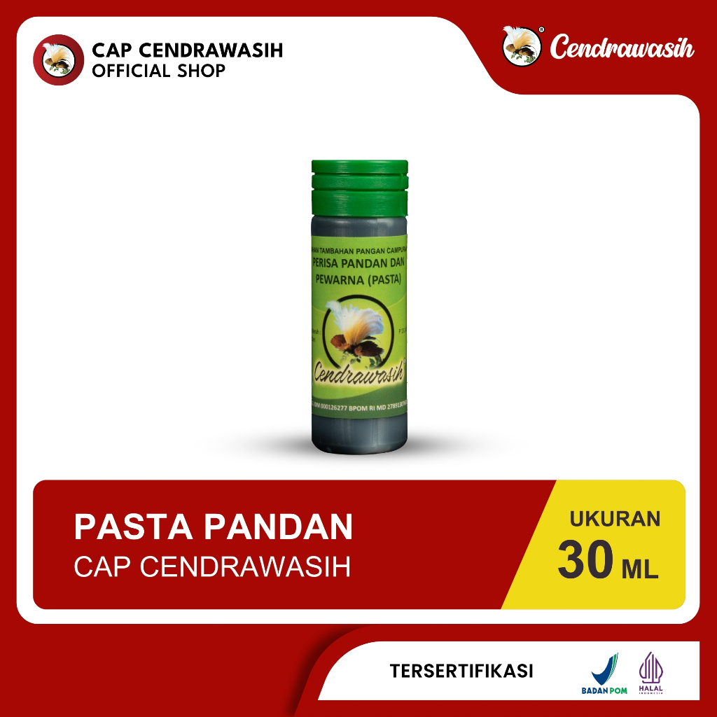 Jual Cap Cendrawasih Pasta Pandan 30ml | Shopee Indonesia