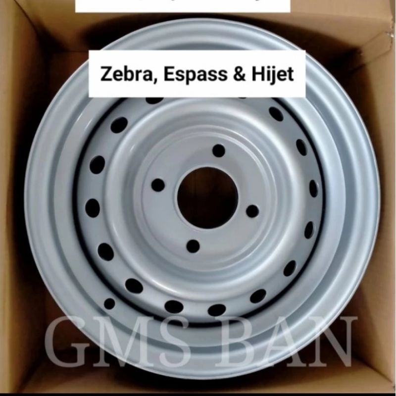 Jual VELG/PELEK BESI/KALENG UKURAN R13 LOBANG 4 MODIF BARU KHUSUS ZEBRA ...