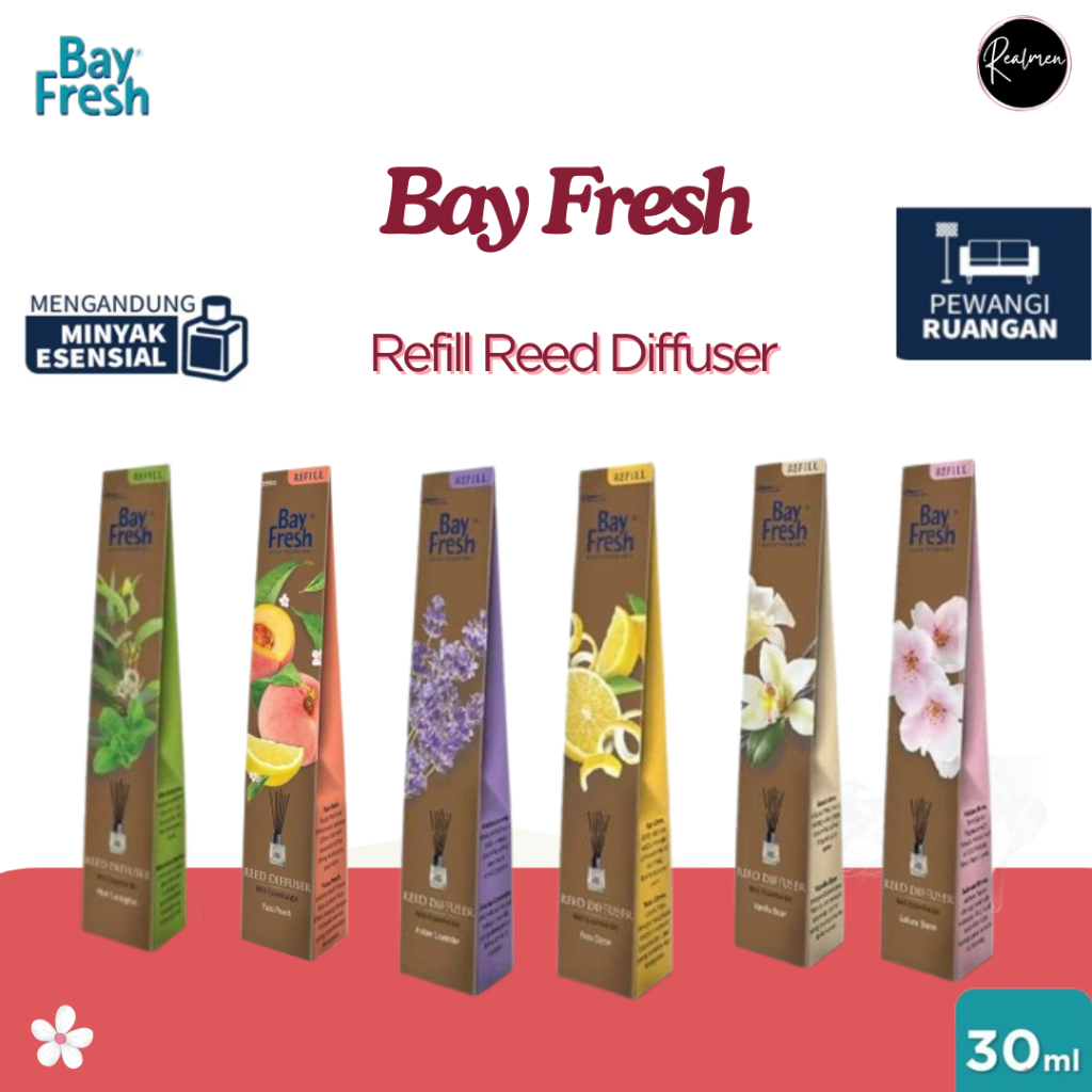 Jual BAYFRESH REED DIFFUSER REFILL | ALL VARIANT | 30ML | Shopee Indonesia