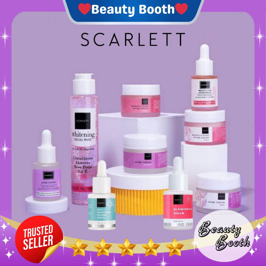 Jual SCARLET WHITENING GLOWTENING | SERUM ACNE | BRIGHTLY EVER After ...