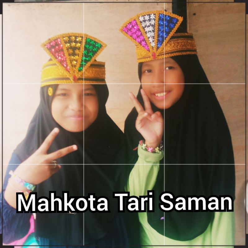 Jual Mahkota Tari Saman Wanita Tari Adat Aceh Ukuran Anak dan Dewasa ...