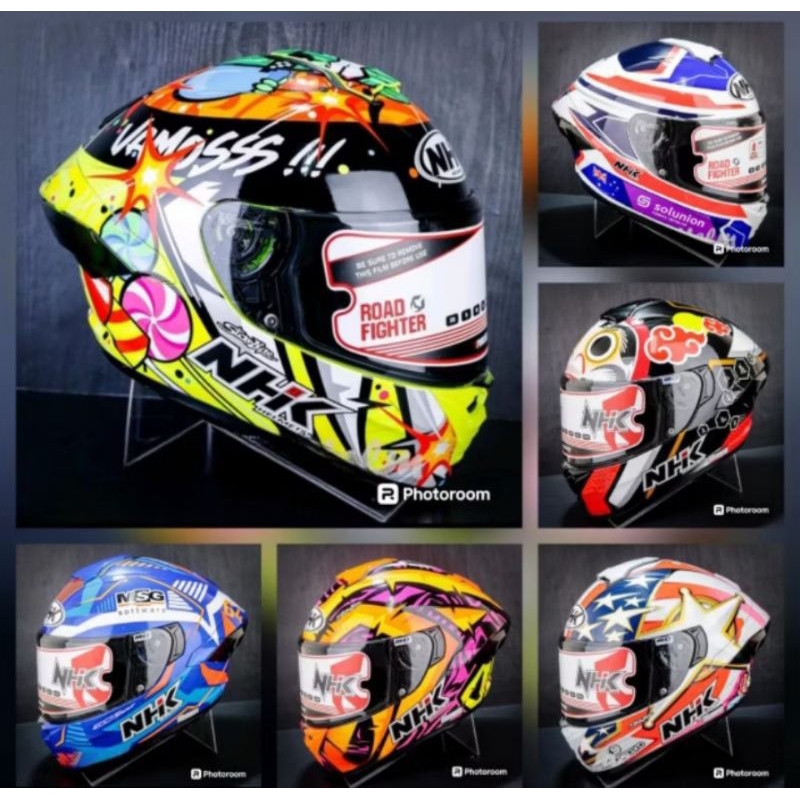 Jual HELM NHK MARK-1 GP EDITION PULL MOTIP | Shopee Indonesia