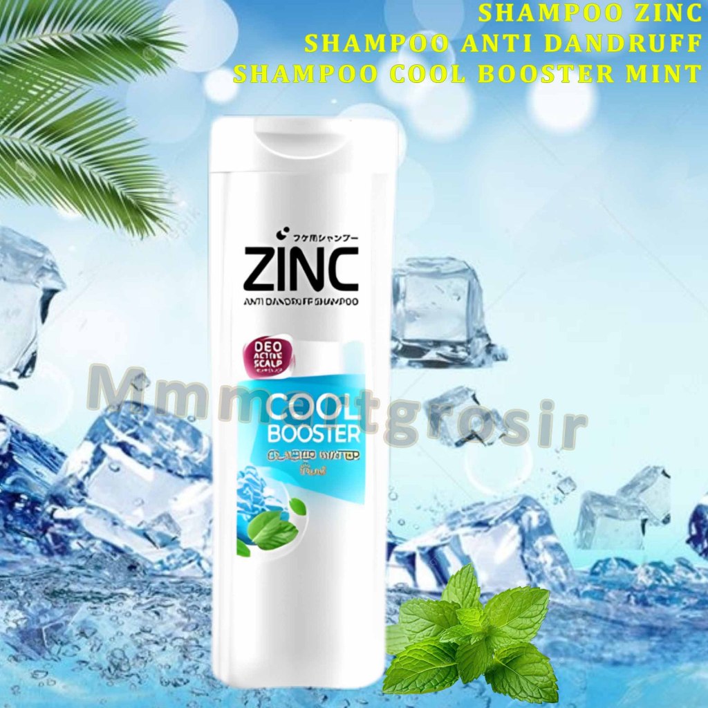 Jual Zinc Shampo / Shampoo Anti Dandruff / Cool Booster Clacier Water ...