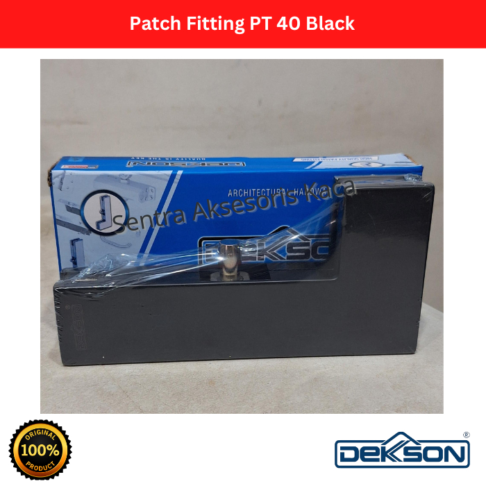 Jual Patch Fitting Dekson PT 40 Black Dekkson | Shopee Indonesia