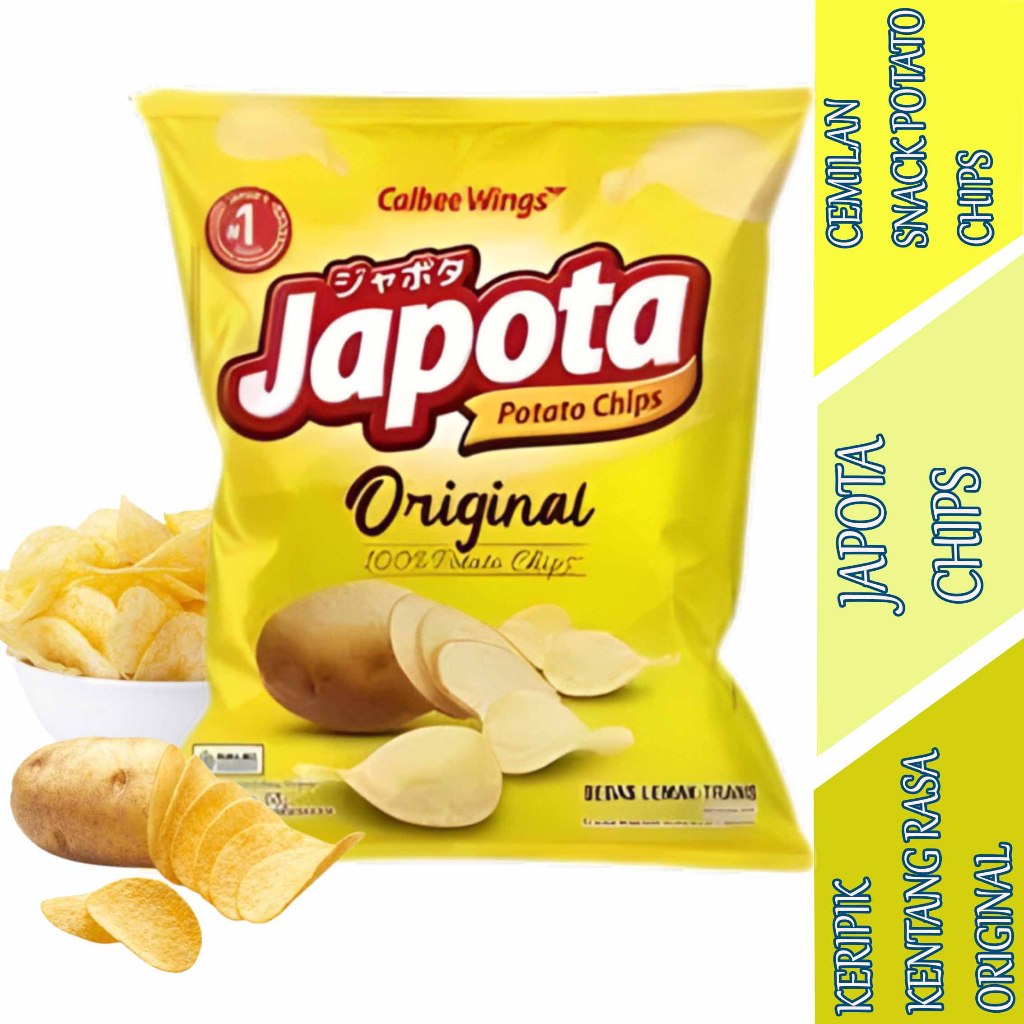 Jual Keripik Kentang Rasa Original - Japota Chips - Cemilan Snack ...