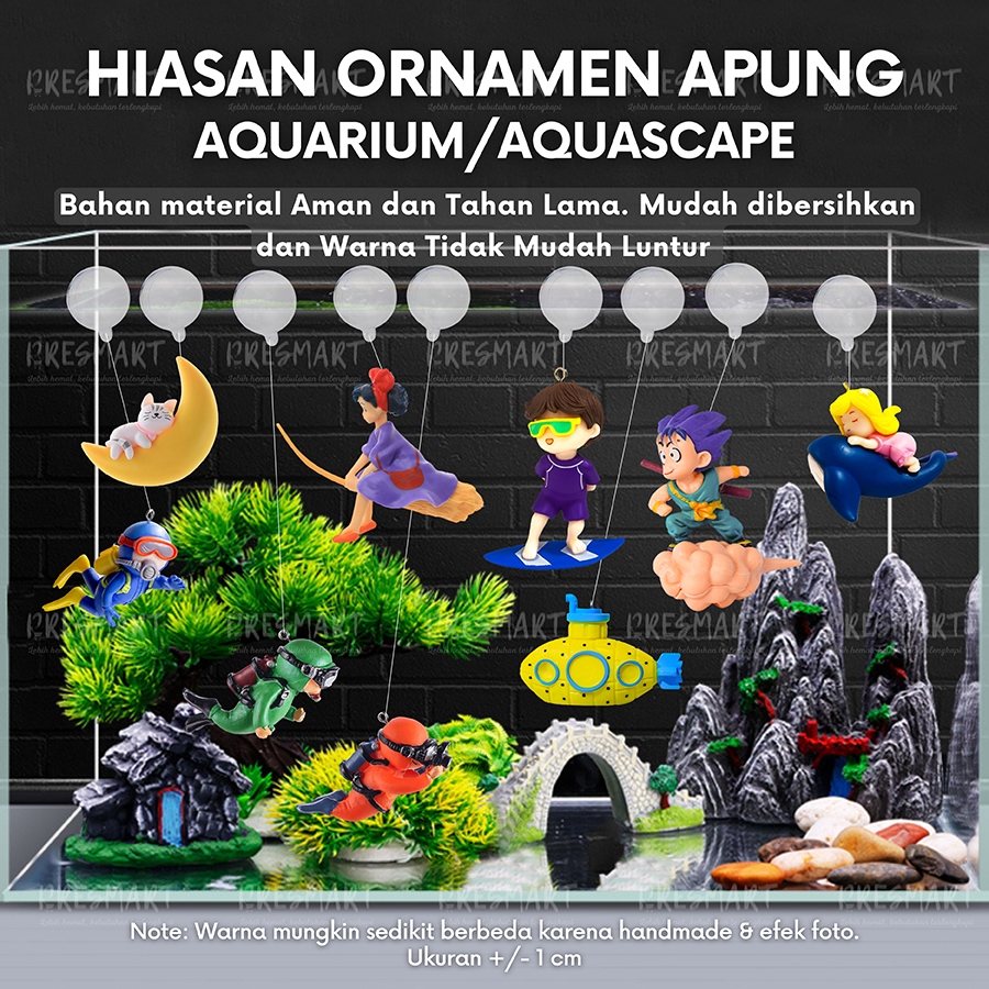 Jual Hiasan Aquarium Penyelam Miniatur Apung Dekorasi Akuarium Ikan ...