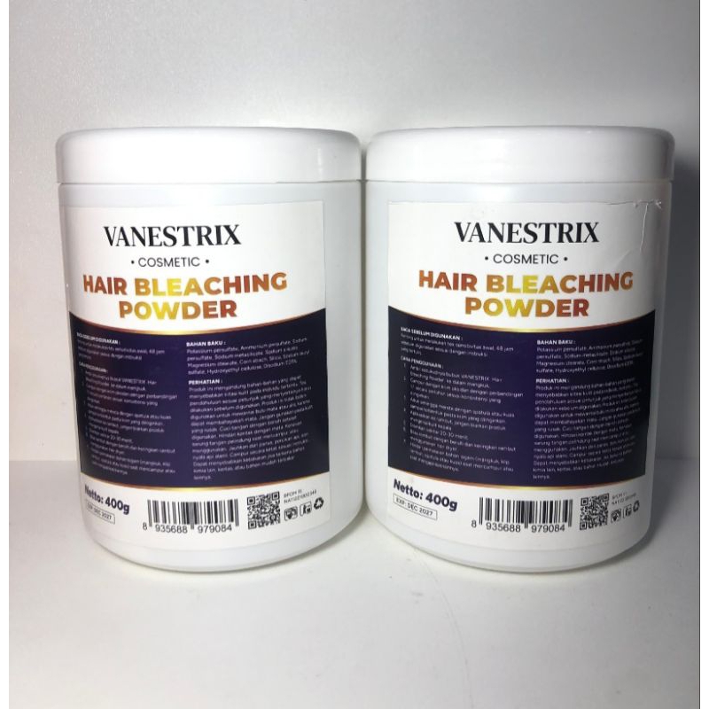 Jual Vanestrix Bleaching Powder Bubuk Hair Colorant Cat Rambut Salon ...