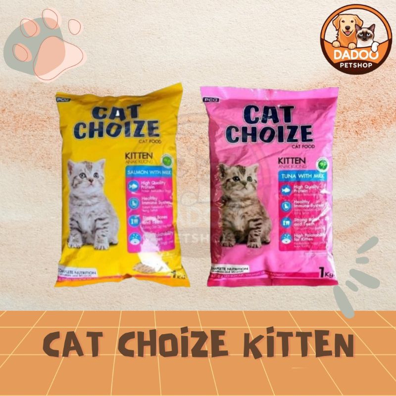 Jual Cat Choize Kitten 1kg Makanan Kucing Kering Dry Food Tuna With ...