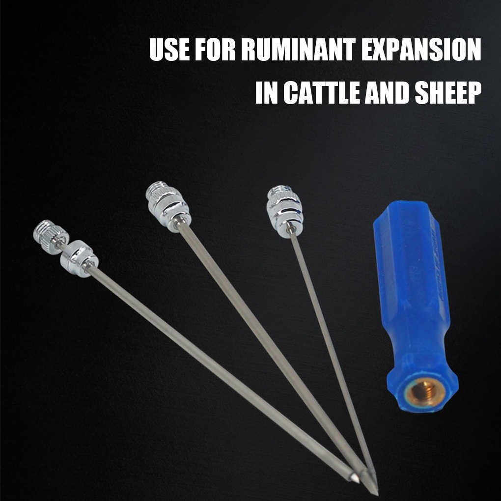 Jual 1Set jarum trocar sapi jarum trokar kambing Jarum tusuk rumen sapi ...