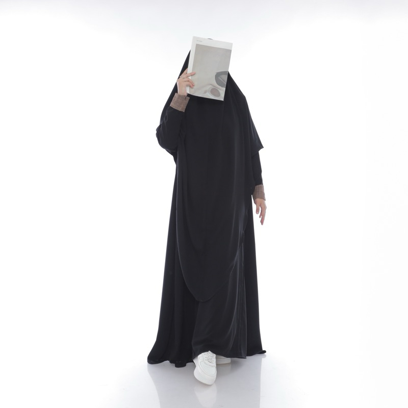 Jual abaya hitam jazima by Ayvy | Shopee Indonesia