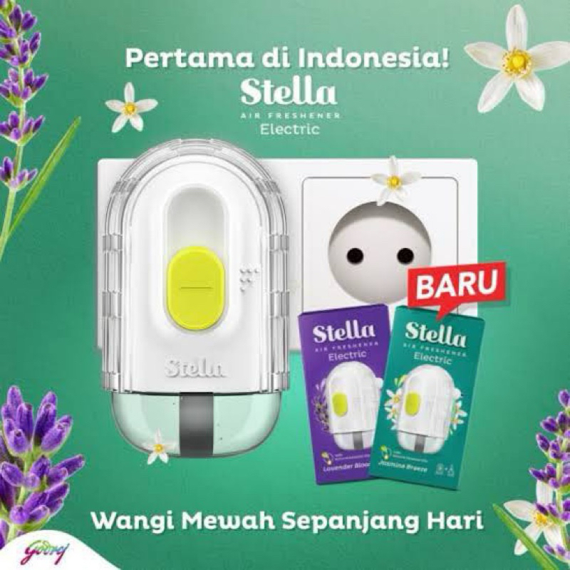 Jual STELLA AIR FRESHENER ELECTRIC ALAT+REFILL / REFILL | Shopee Indonesia