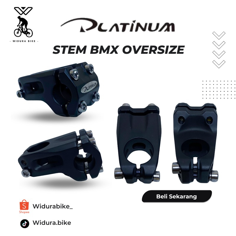 Jual Stem BMX platinum oversize/ stem bmx oversize/ stem bmx/manukan ...