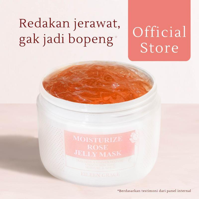 Jual EILEEN GRACE - Moisturize Rose Jelly Mask 300 ml | Masker Skincare jerawat I Kulit kering ...