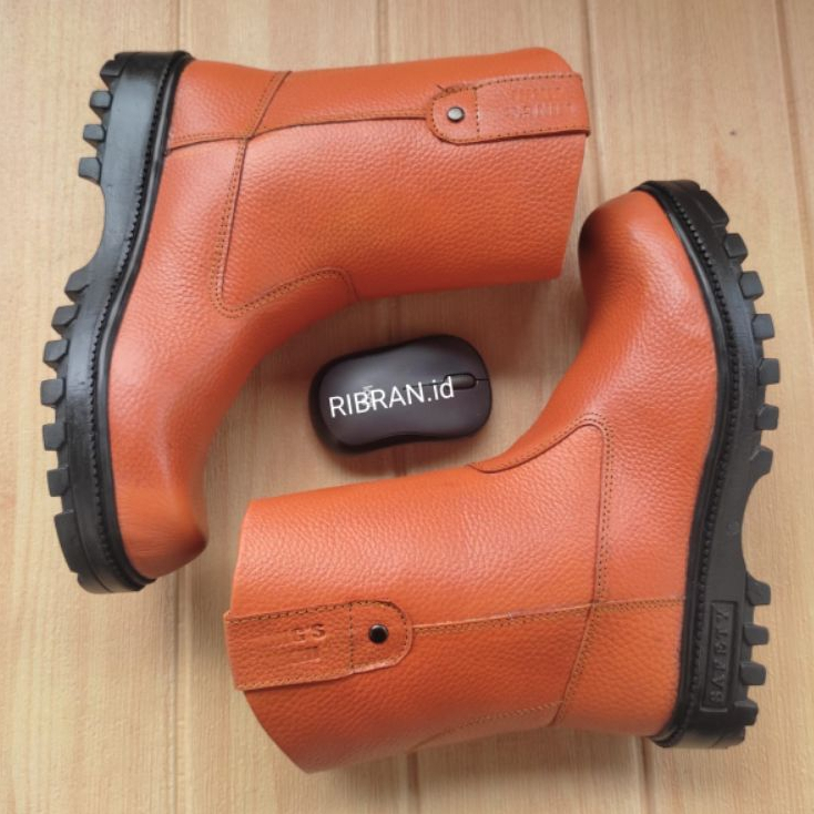 Jual Sepatu Safety Boots Kings Kulit Asli Ujung Besi Proyek Kerja ...