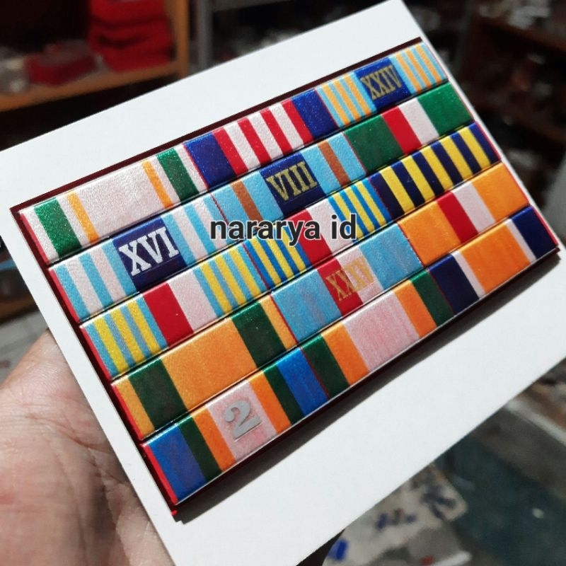 Jual [NARARYA ID] Pita Tanda Jasa Satya Lencana PDH TNI AD AL AU ASN ...