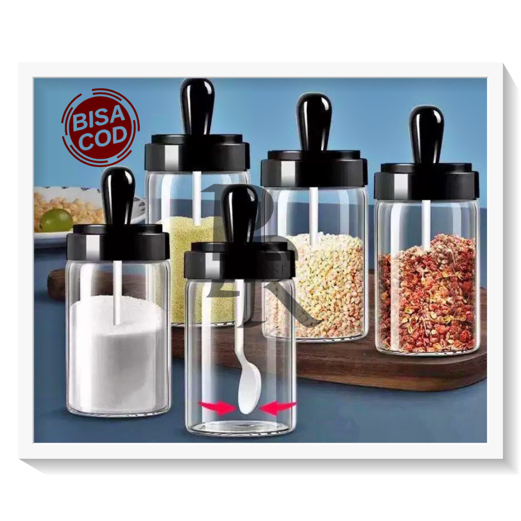 Jual Botol Tempat Bumbu Dapur Sendok Gula Serbaguna / Tempat Bumbu ...