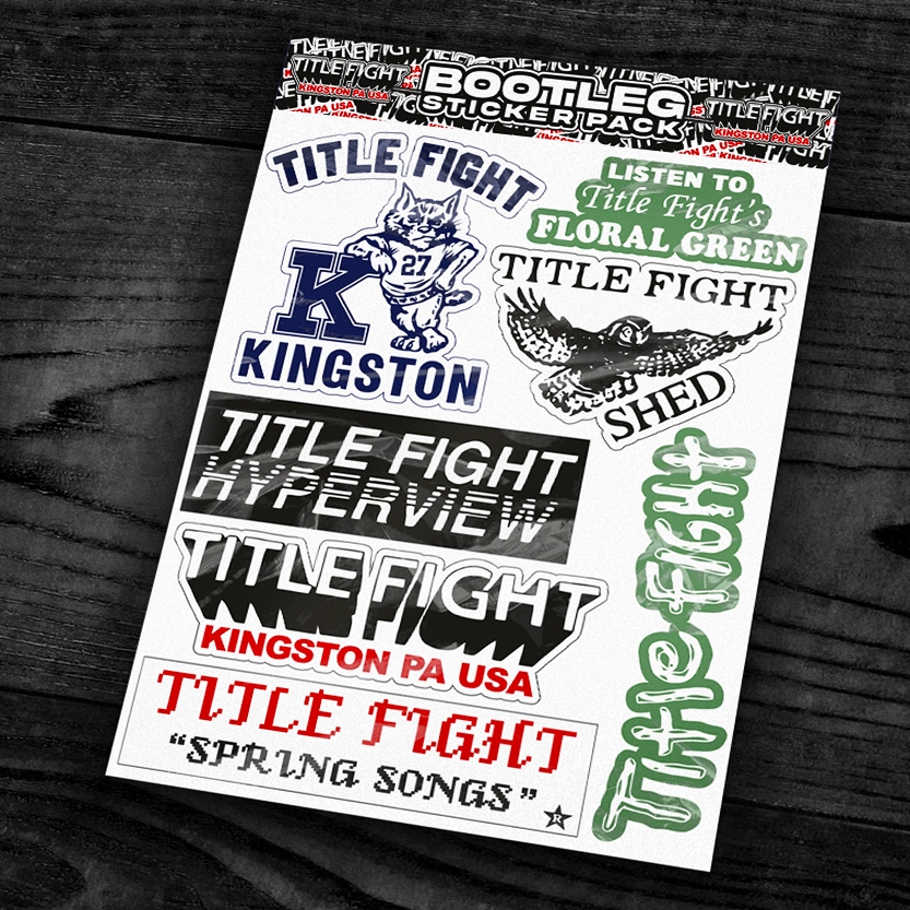 Jual TITLE FIGHT - Sticker Pack Band : TITLE FIGHT (BOOTLEG) | Shopee ...