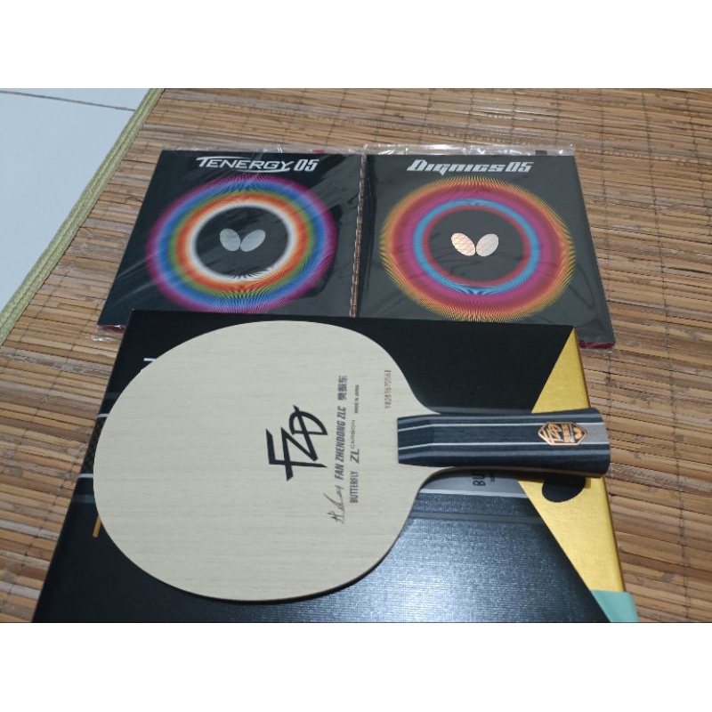 Jual PAKET BATS TENIS MEJA BUTTERFLY FAN ZHENDONG ZLC PLUS DIGNICS ORIGINAL | Shopee Indonesia