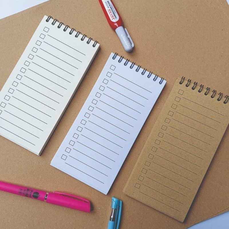 Jual TO DO LIST/NOTEBOOK/NOTES/JOURNAL CATATAN MURAH | Shopee Indonesia