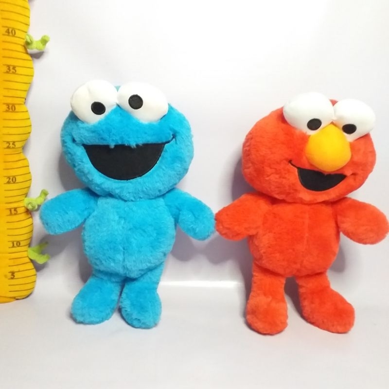 Jual PAKET BONEKA ELMO DAN MONSTER COOKIE KARAKTER SESAME STREET ...
