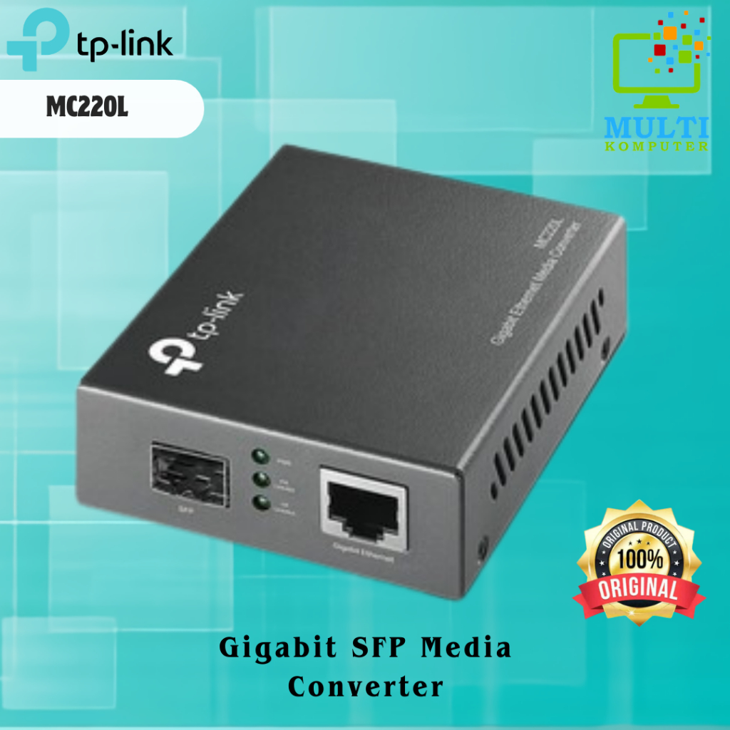 Jual TPLINK MC220L Gigabit SFP Media Converter | Shopee Indonesia