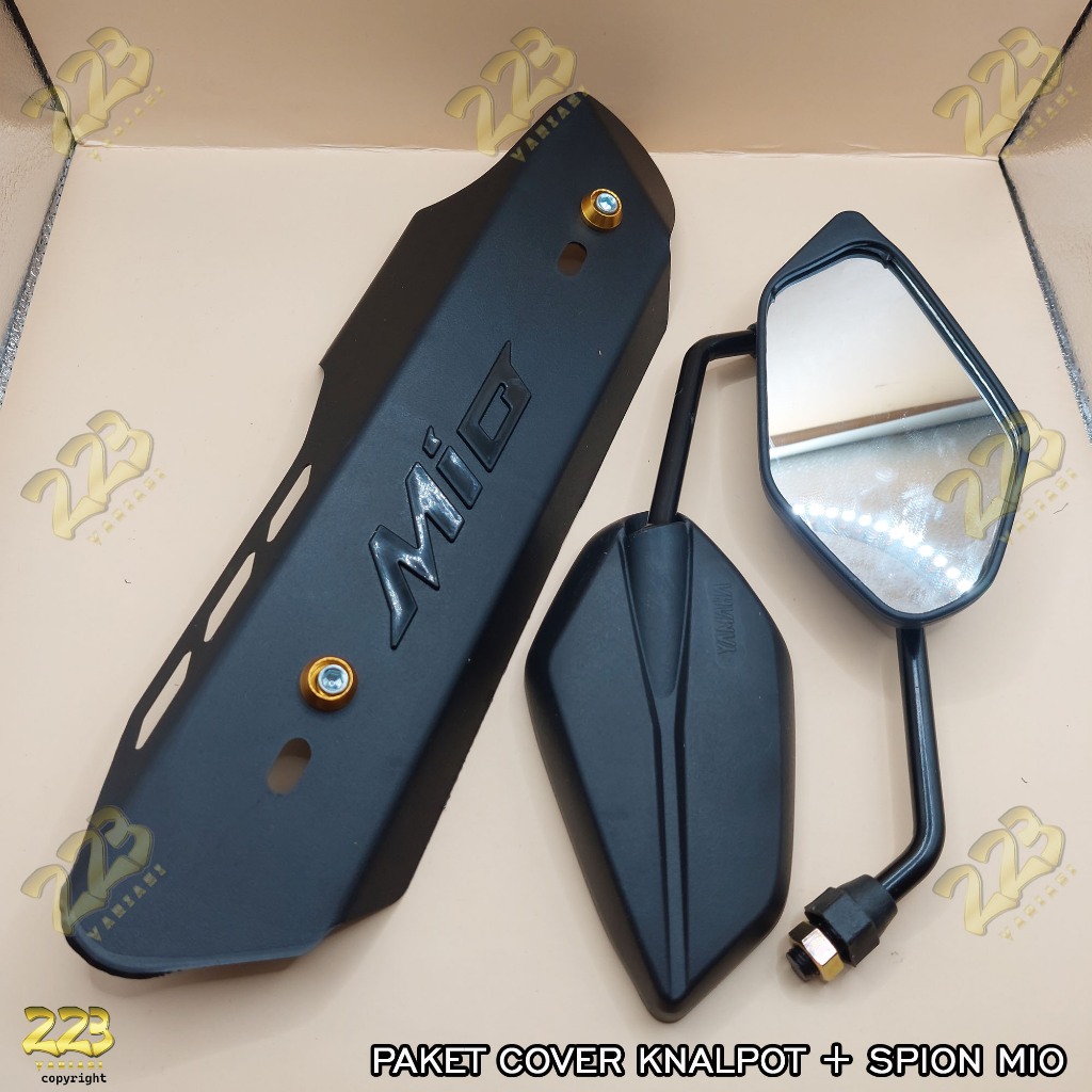 Jual spion yamaha mio + cover tutup knalpot mio sporty mio soul mio ...