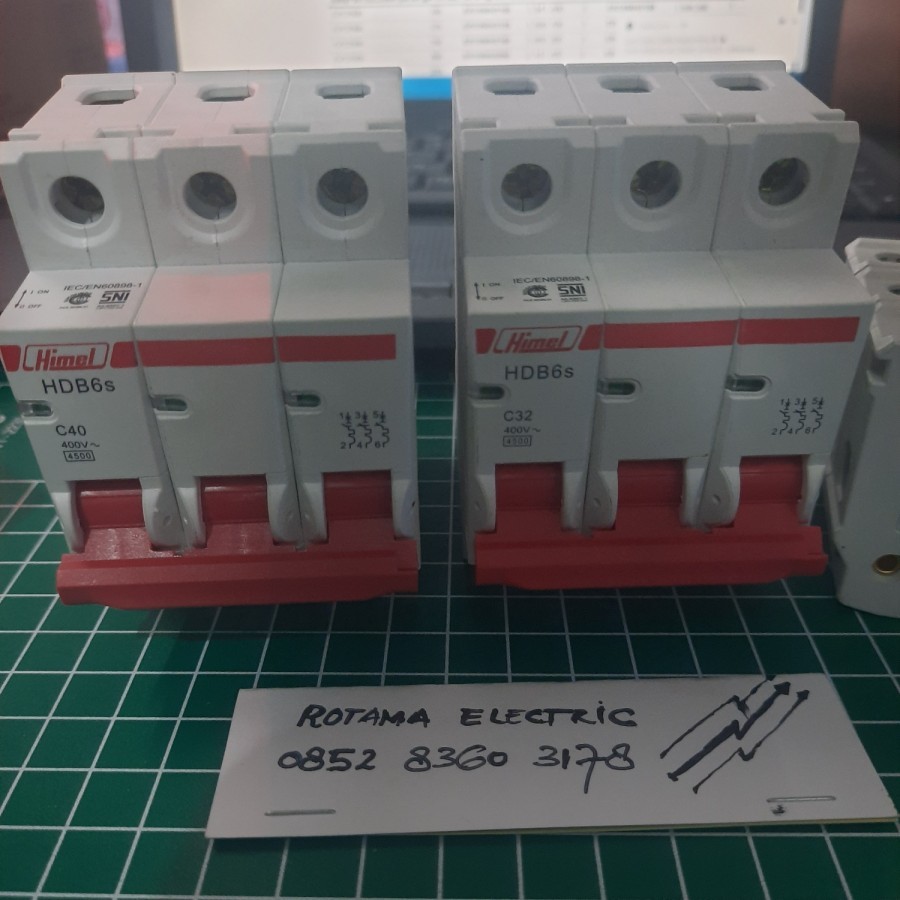 Jual MCB 3Pole 40A MCB 3P 32A MCB 3Pole 25A MCB 3P 20A MCB 3P 16A MCB ...