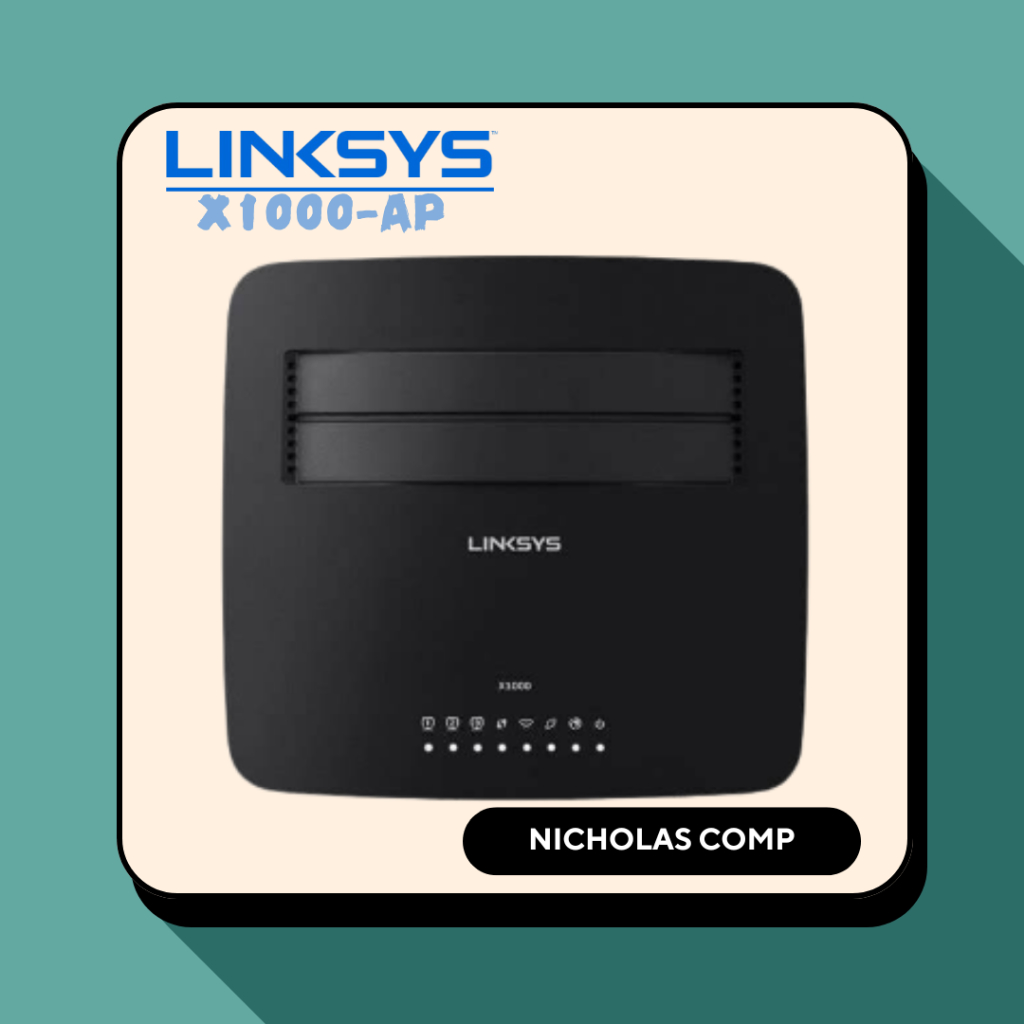 Jual Linksys X1000 X 1000 N300 Wi-Fi Router with ADSL2 Plus Modem ...