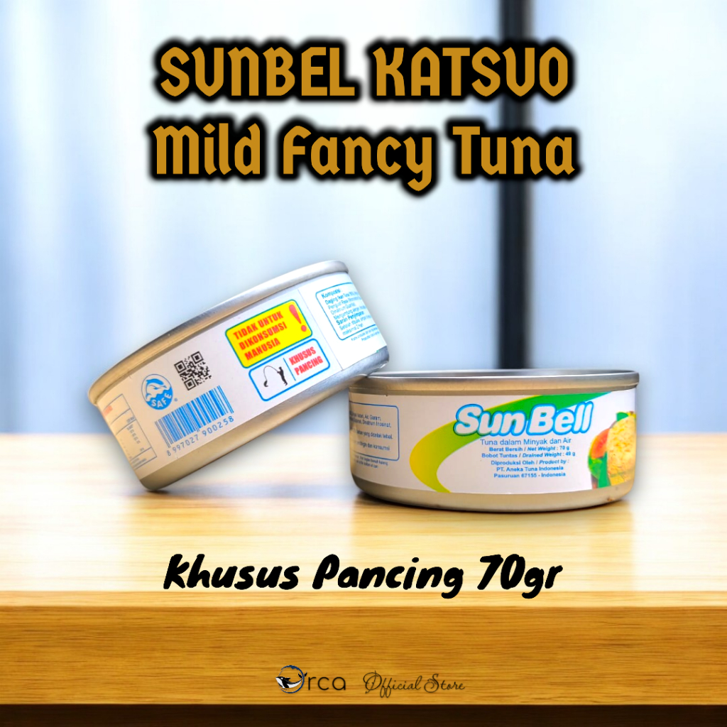 Jual Orca Sunbell Katsuo Campuran Umpan Pancing Ikan Tuna Dalam Kaleng ...