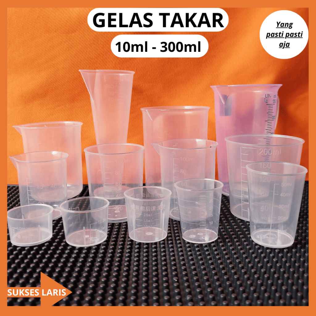 Jual GELAS TAKAR SEMUA UKURAN | GELAS UKUR | GELAS TAKAR PLASTIK ...