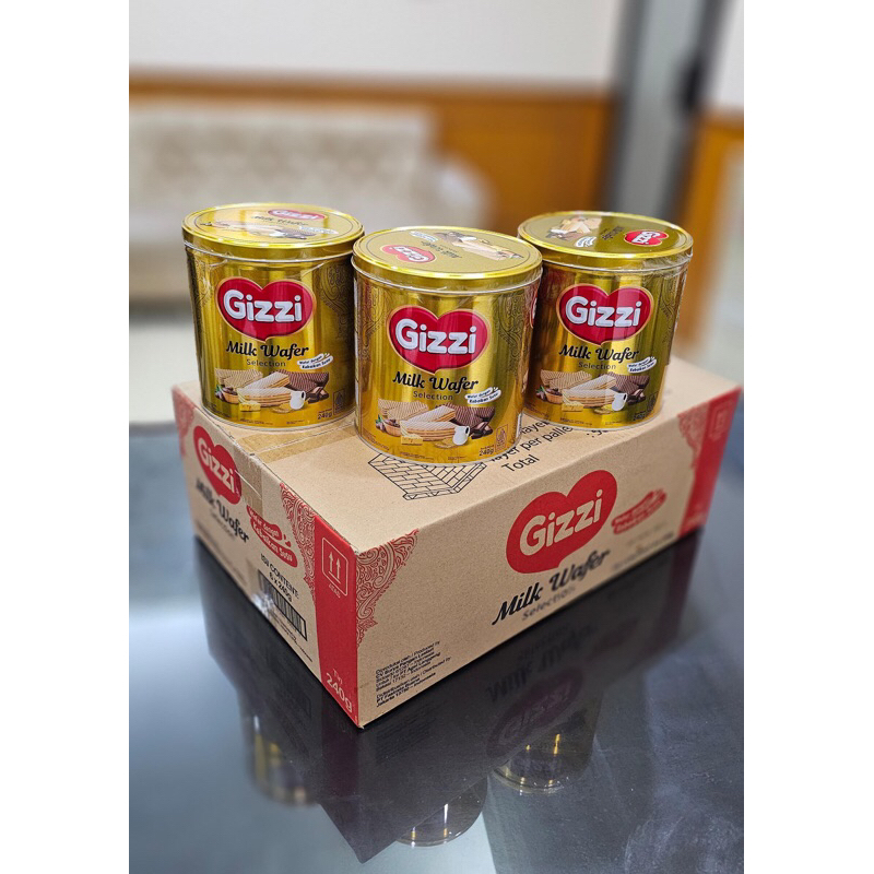 Jual Wafer Gizzi Kaleng 240 Gr | Shopee Indonesia