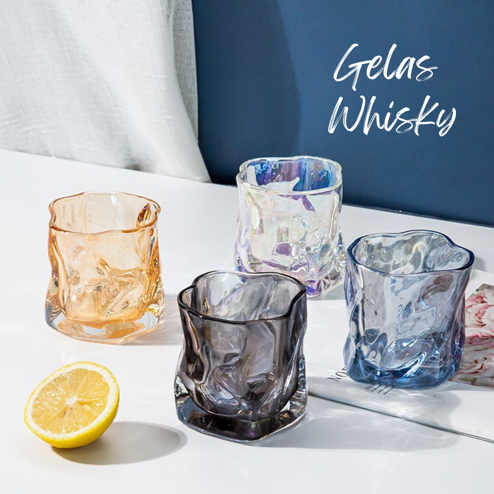 Jual One Two Cups Gelas Whisky Model Jepang/Japanese Yamazaki Style Rock Glass 190ml Barista ...