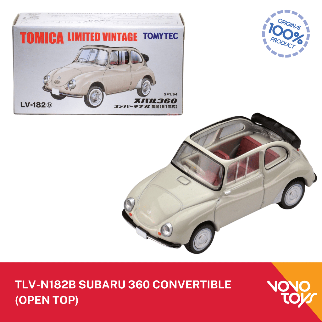Jual Tomica Limited Vintage TLV-N182b Subaru 360 Convertible (Open Top ...