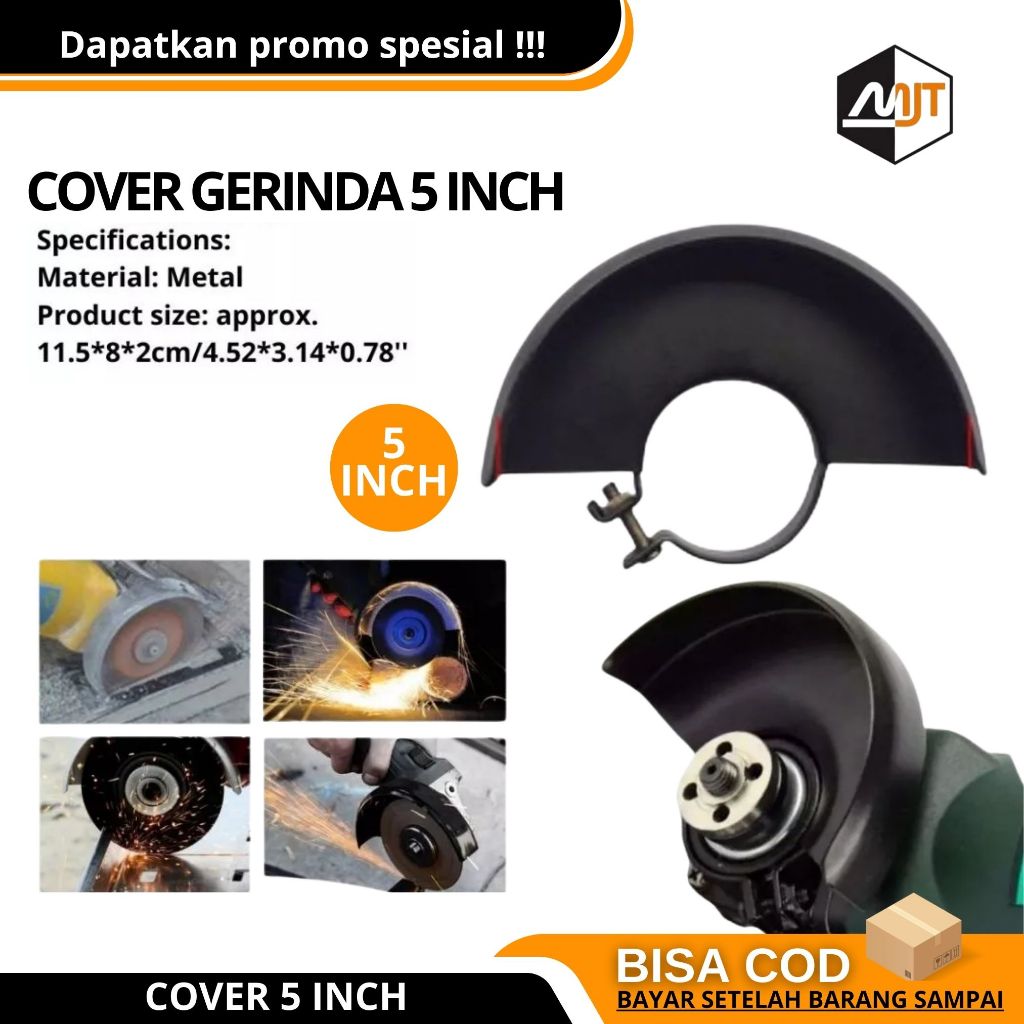 Jual Cover Penutup Mesin Gerinda Tangan Pelindung Gerinda 5 Inch ...