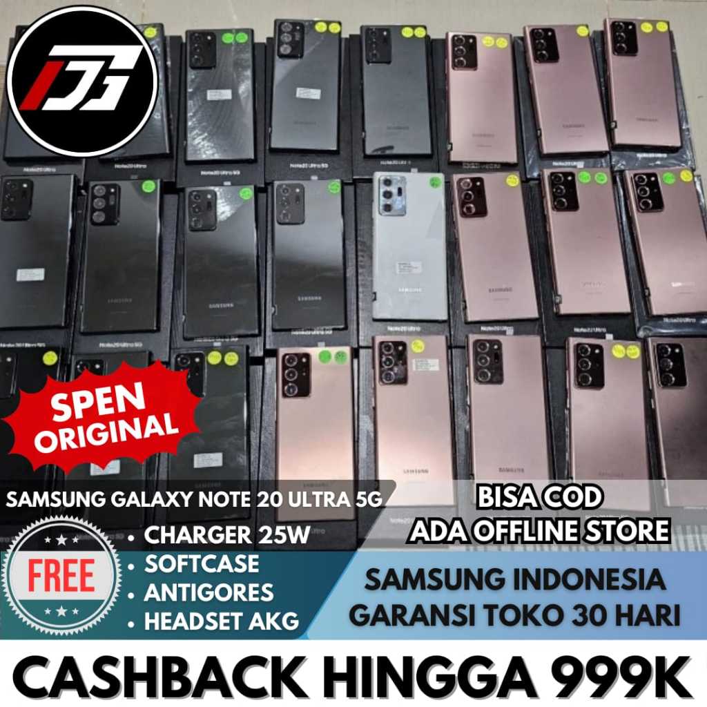 Jual SEIN Samsung Galaxy Note 20 Ultra 5G 12/512GB | Note 10+ Plus 8/256GB Second Fullset ...