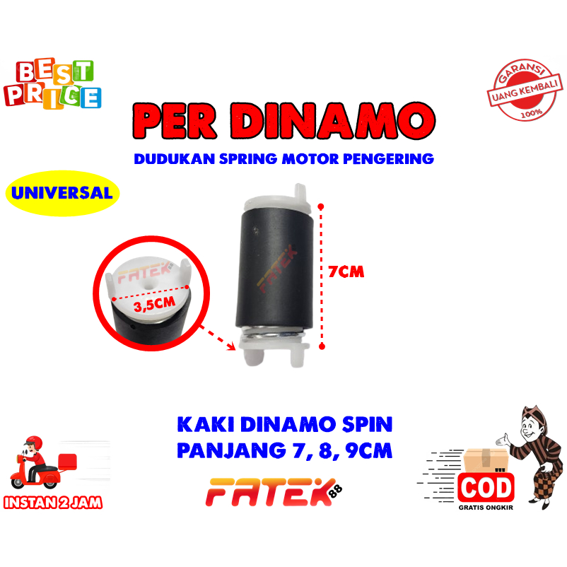 Jual KAKI DINAMO SPIN 7CM TANDUK-TANDUK | DUDUKAN PER SPRING MOTOR ...