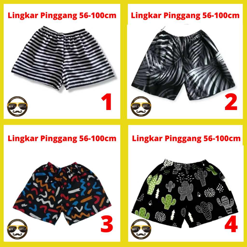 Jual Celana Boxer Pria / Celana Kolor Pria / Celana Tidur Pendek CKA 06 ...